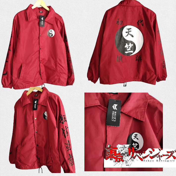 Coach Jacket Tokyo REVENGERS Valhalla Brahman Mikey Tokyo Manji Toman ...