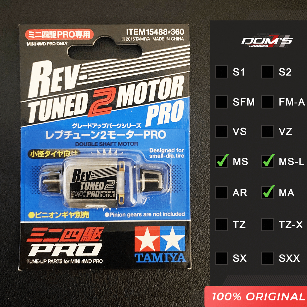 TAMIYA 15488 DYNAMO REV TUNED 2 PRO / REV TUNED 2 PRO MOTOR | Shopee ...