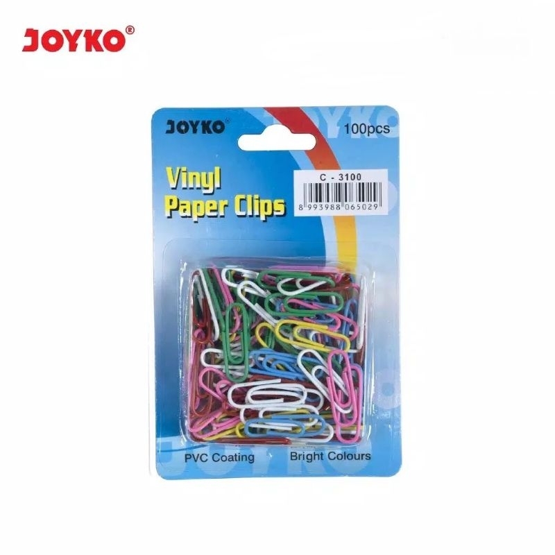 JOYKO Paper Clip / Clip / Paper Clip Color C-3100 (1 set) | Shopee Malaysia