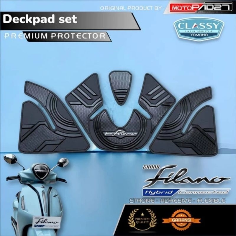 Filano Deckpad filano Rubber Stickers Full set Grand filano 2023 ...