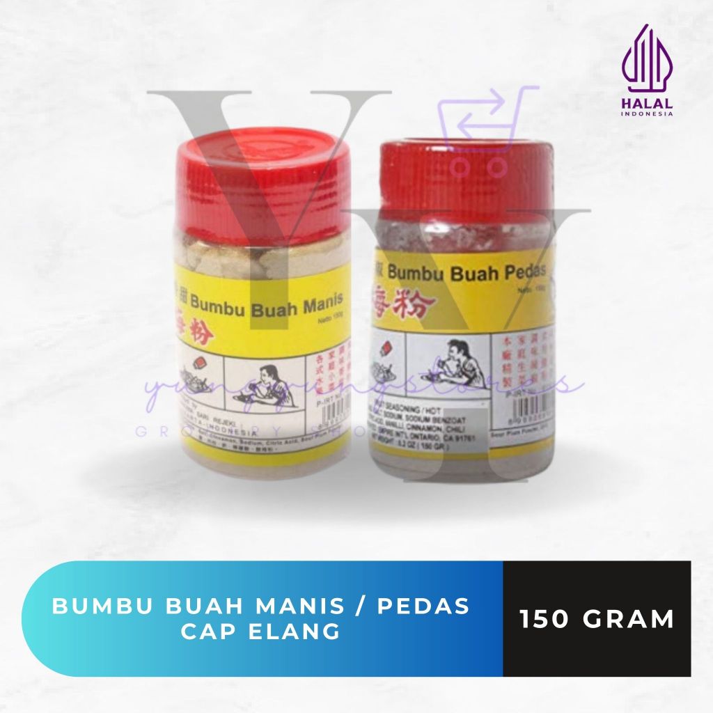 Fruit Seasoning/Sweet Fruit Salt/Spicy Cap Elang Bottle 150 Grams ...