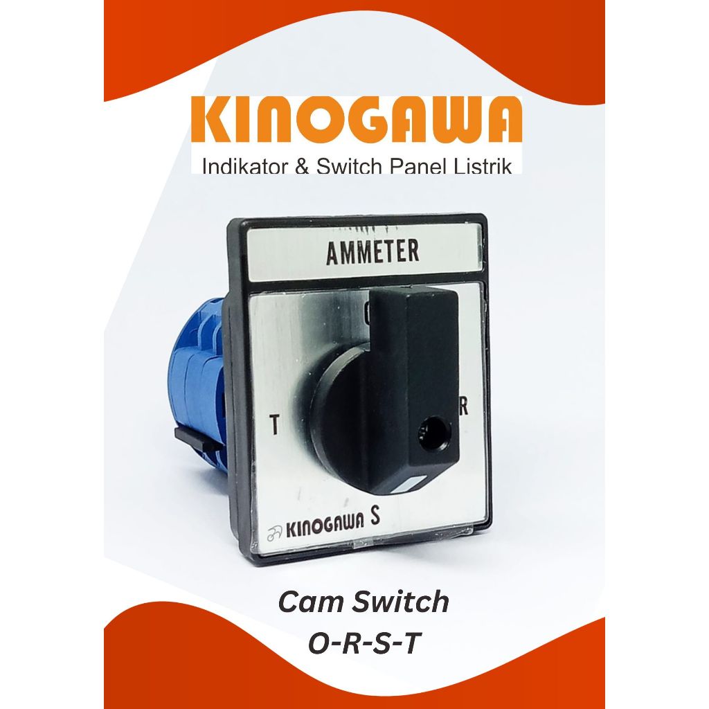 Cam Switch Ampere Selector OST 20A 3 Pole Ampere Switch - Ammeter ...