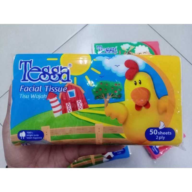 Tessa Facial Tissue 2ply 50 sheets | Shopee Malaysia