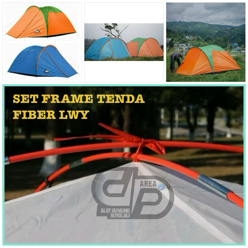 TENDA Set of LWY tent frames, tent frames, camping tent frames | Shopee ...
