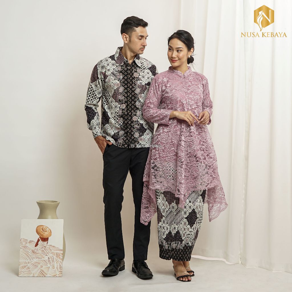 Batik Couple Kebaya Suit Brocade Kebaya/Couple Kebaya For The Latest ...