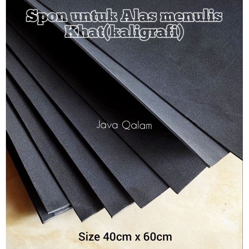 HITAM Black sponge/heart foam for khat writing pad (calligraphy ...