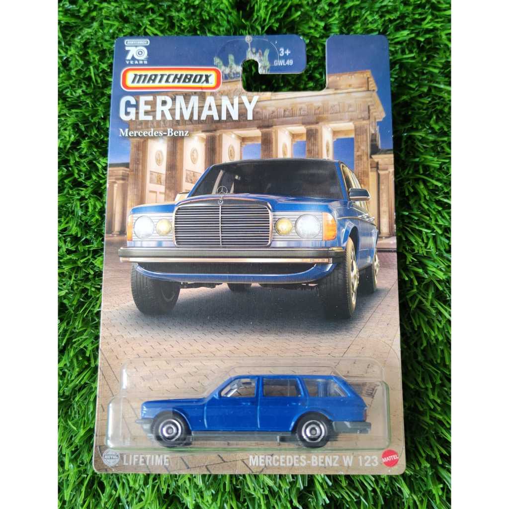 Matchbox GERMANY MERCEDES-BENZ W 123 BLUE 70 YEARS | Shopee Malaysia