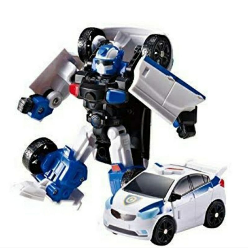 C police Mini Robot Transformers Transforms into a Car | Shopee Malaysia