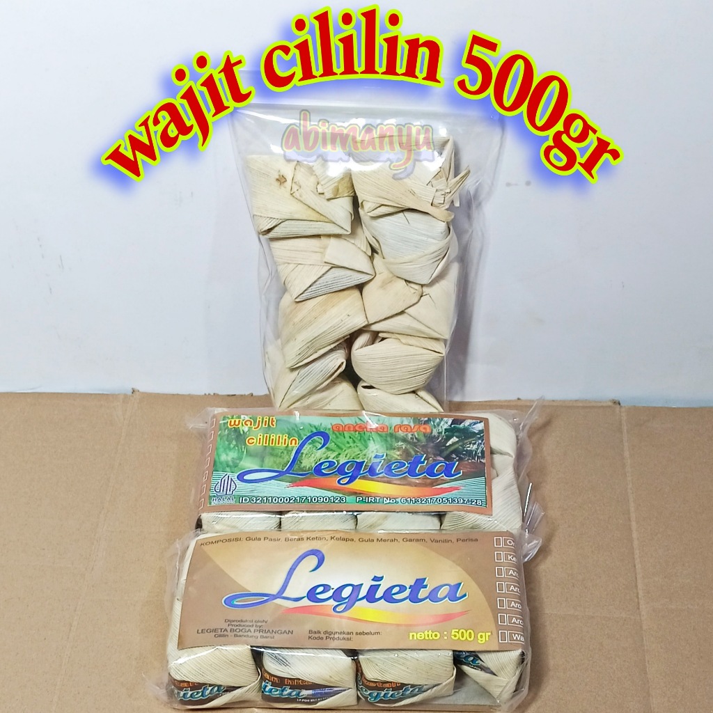 Cililin wajit Assorted Flavors 500 Grams | Shopee Malaysia