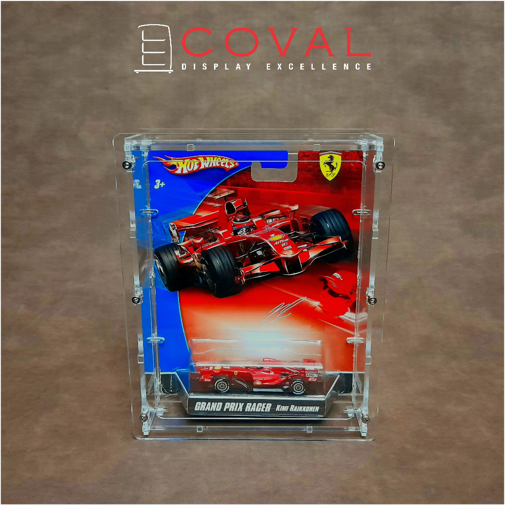 Coval HSM-101B Acrylic Display for 1 carded Hot Wheels Speed Machines ...