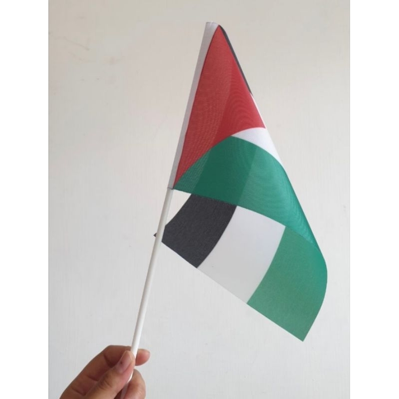 Palestinian Hand Flag Fabric Stick Stem/Palestine Flag For March 22x15 ...