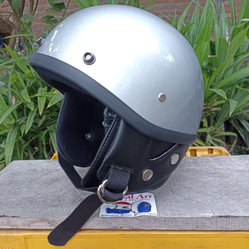 HITAM Vintage Chip Chips Helmet, Japanese Model, Black Trim | Shopee ...