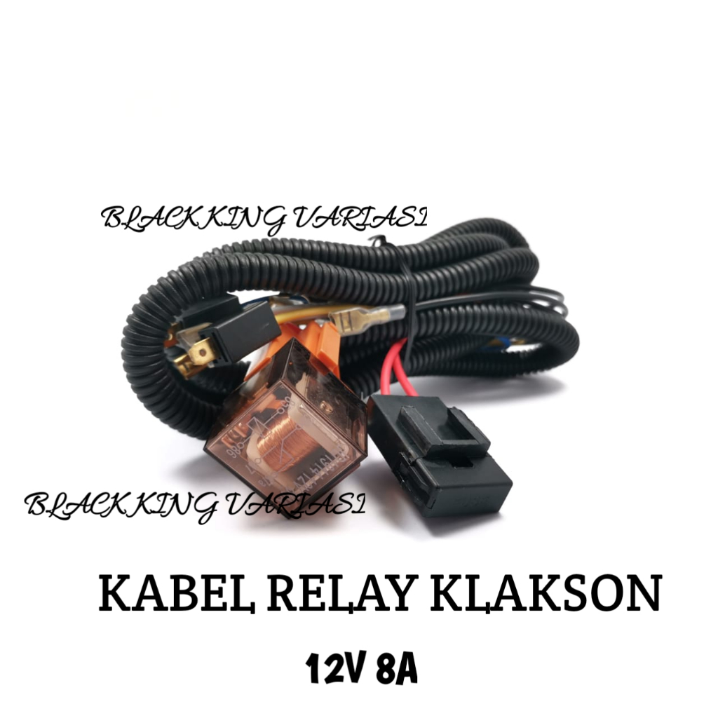Universal Car Motorcycle Classic Relay Cable Set and Horn Relay Cable ...