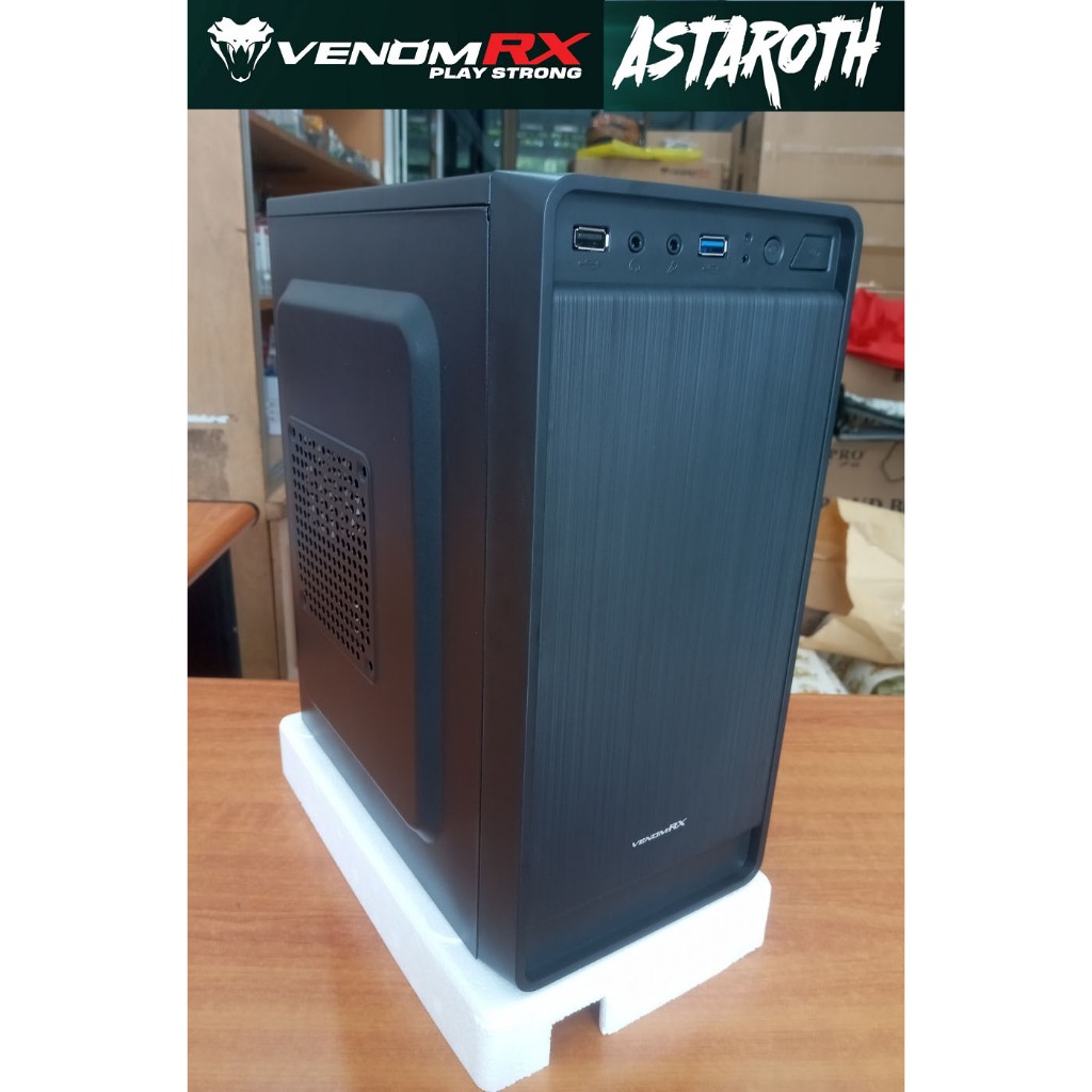 Casing Case VENOMRX ASTAROTH - MicroATX with PSU PowerCore 500 300W | Shopee Malaysia