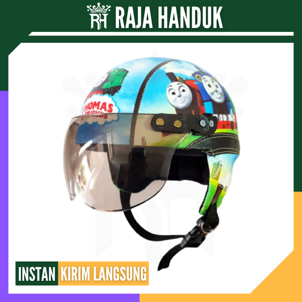 Rh Wholesale: Children's Helmet Character Special Retro Motif Tayo The ...