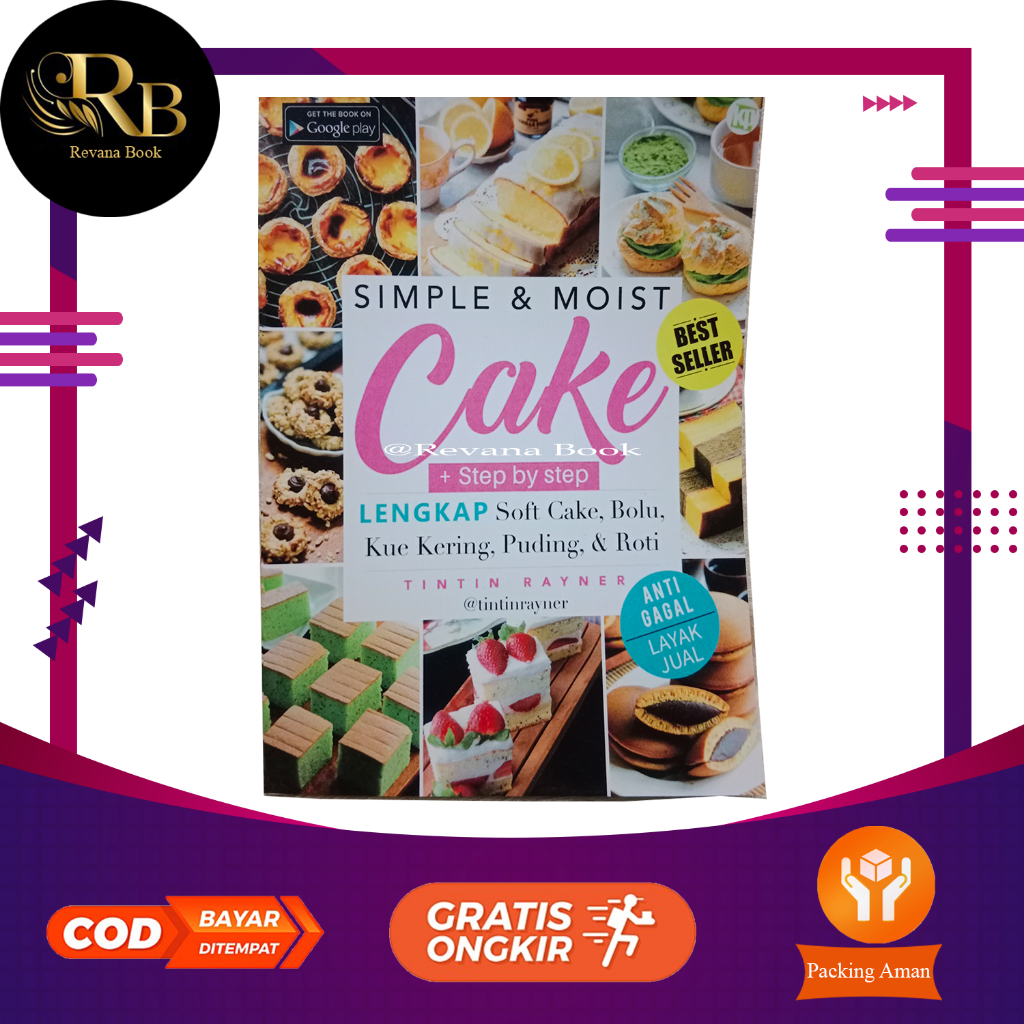 Simple & Moist Cake Book+step by step - Tintin Rayner | Shopee Malaysia