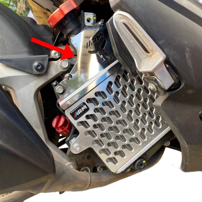 ADV 160 PCX 160 VARIO 160 ARM Radiator Upper Neck Cover | Shopee Malaysia
