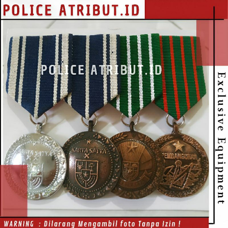 Satya Badge Mendali PDU Set PNS ASN 10 20 Years WIRA KARYA Development ...