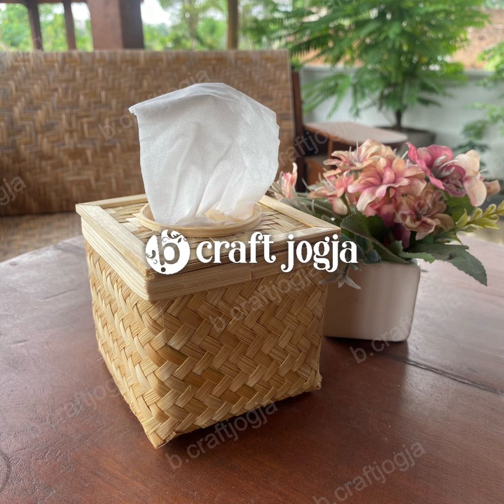 Small Tissue Box Tissue Box Mini Woven Bamboo Tissue Box Unique Woven ...