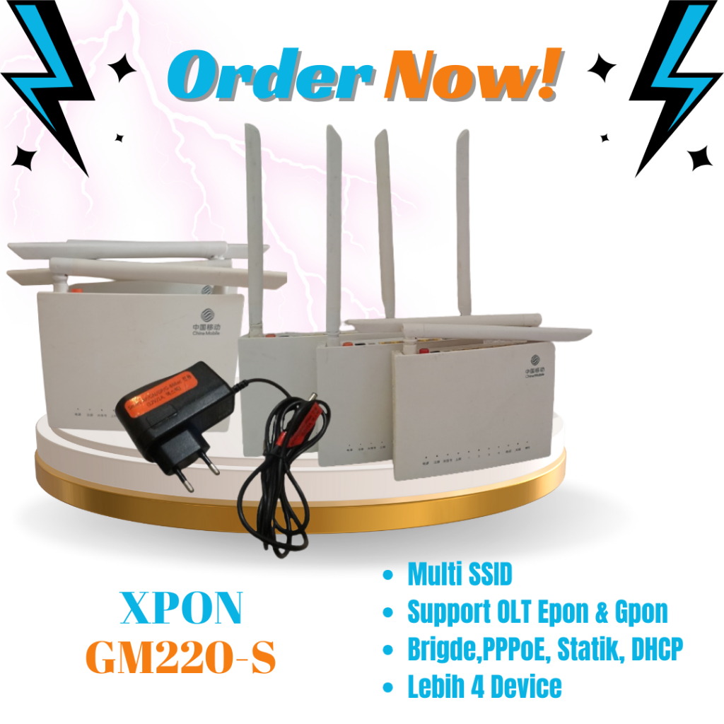Modem GM220-S XPON EPON GPON SUPPORT OMCI - Warranty | Shopee Malaysia