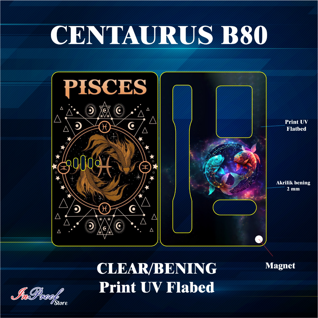 Backdoor CENTAURUS custom UV print Image | Shopee Malaysia