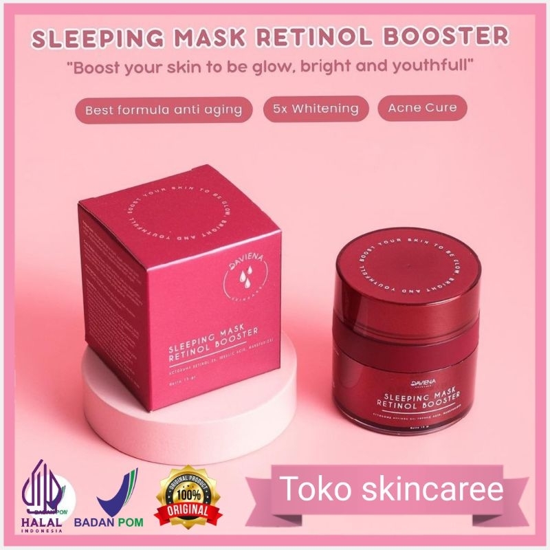 Daviena RETINOL BOOSTER SLEEPING MASK | Shopee Malaysia