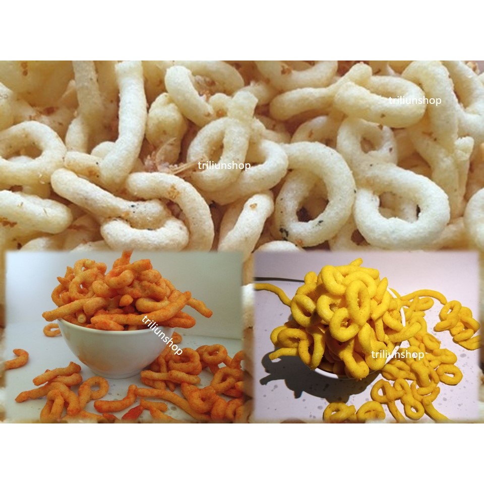 Crispy Kelanting Assorted Flavors Kebumen/ Savory Salted Cassava ...