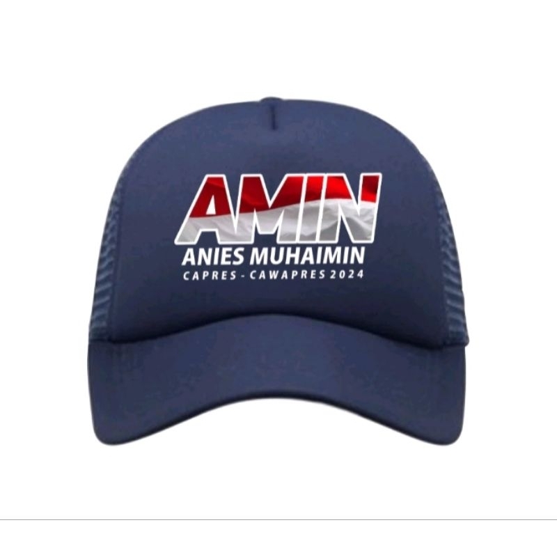 Raja 9999 Net Trucker Hat ANIES BASWEDAN CAK IMIN/AMIN Hat/ANIES CAK ...
