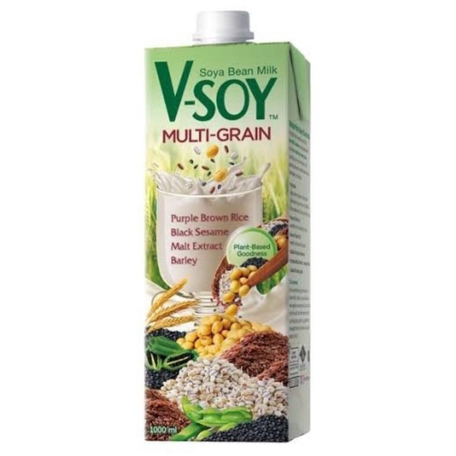 Model Type EVG649 Vsoy Multi Grain soy Milk 1ltr - V-soy Soya Gosend ...