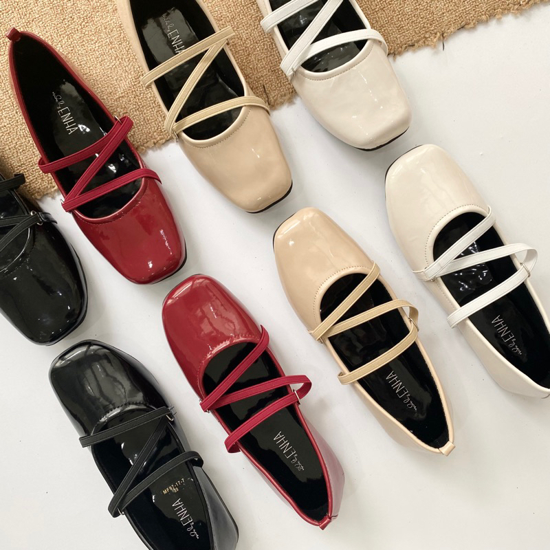 Dalmi Shoes Made by ENHA (Korean Shoes) Ballerina Shoes Ballet Flats ...