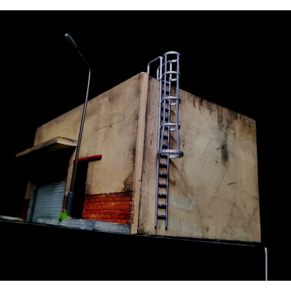 3d Changes 1 64 Ladder Ladder Accessories Mockup Diorama Diecast Stair ...
