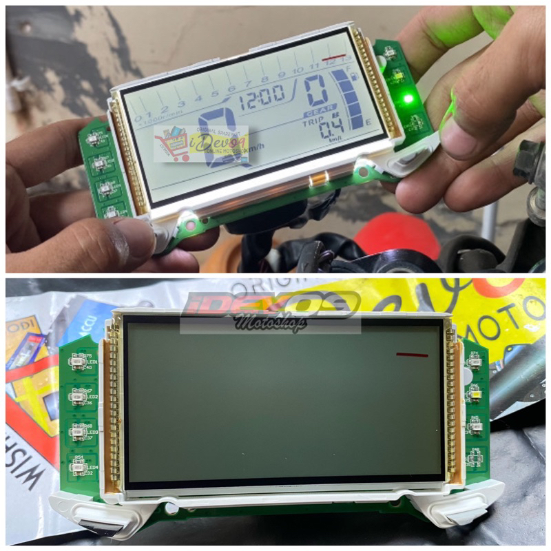 MESIN Original New Suzuki GSX RS LCD PCB Speedometer Odometer Machine ...