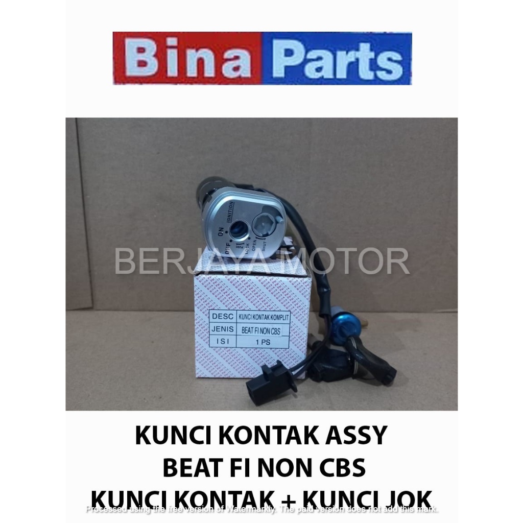 CONTACT KEY ASSY BEAT FI NO CBS PLUS BINAPART SEAT KEY | Shopee Malaysia