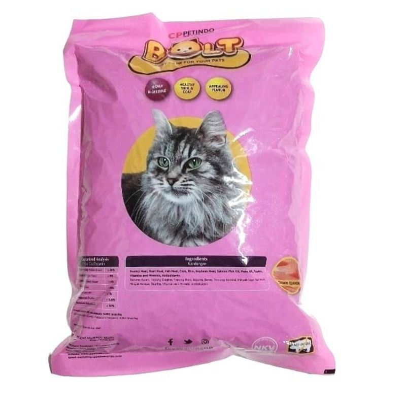 Bolt Cat Food Round Salmon Bolt Cat Food | Shopee Malaysia