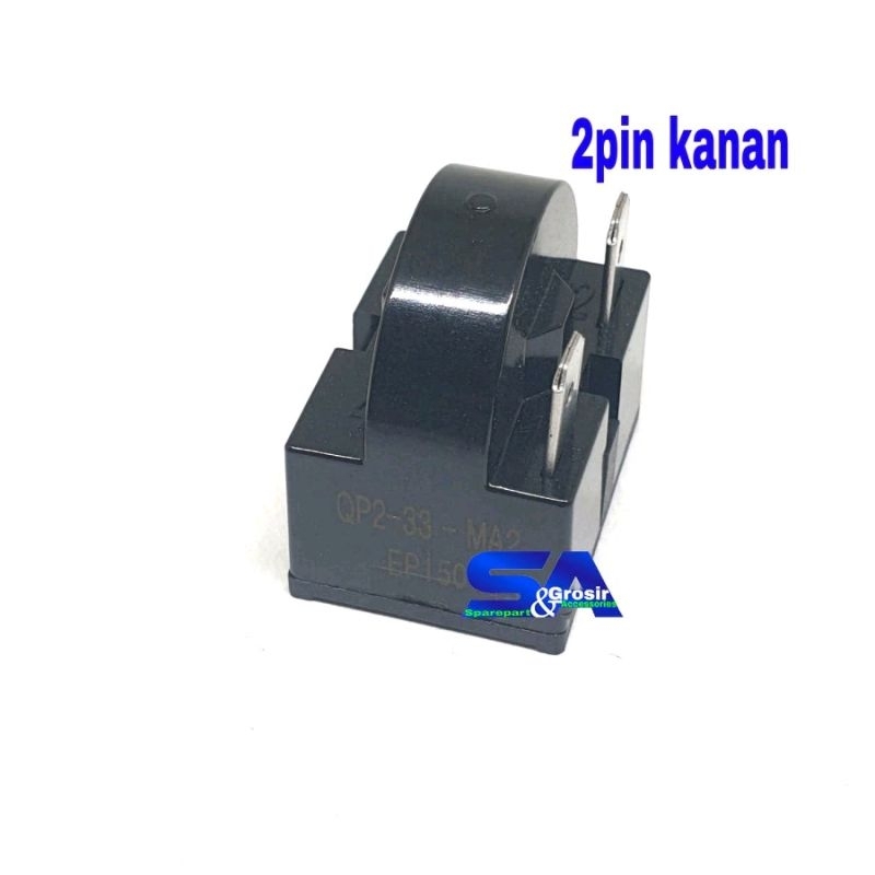 Refrigerator Relay 2 Pin Right Right/PTC Relay 2 Feet/Relai ...