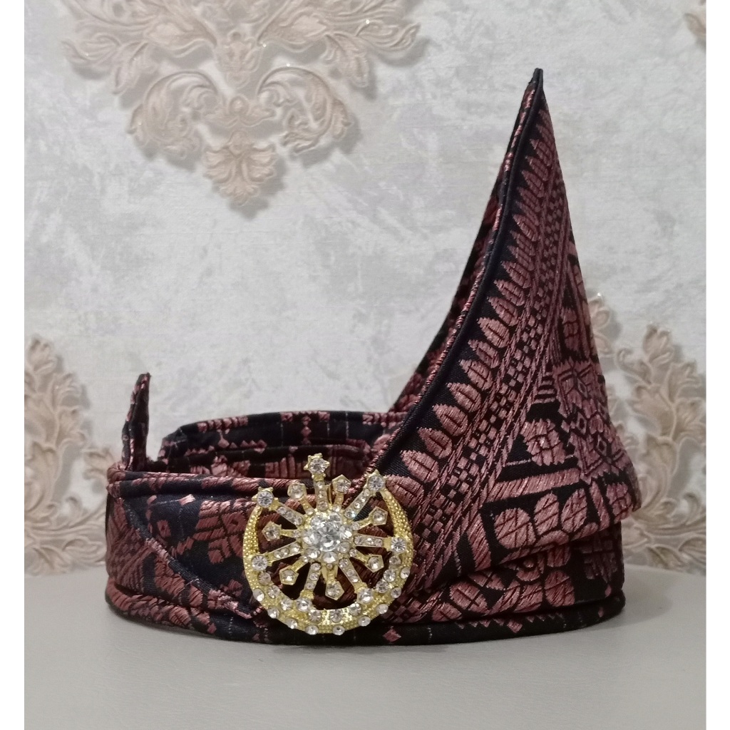 Tanjak MELAYU FULL SONGKET PREMIUM IKAT PANGLIMA Slaves Malay RIAU ...
