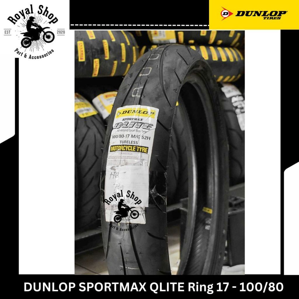 Dunlop SPORTMAX Q-LITE Tires 100/80-17 Q LITE Motorcycle Tires | Shopee ...