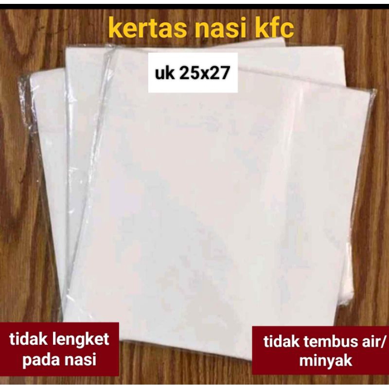 @100 sheets of kfc rice paper / burger etc | Shopee Malaysia