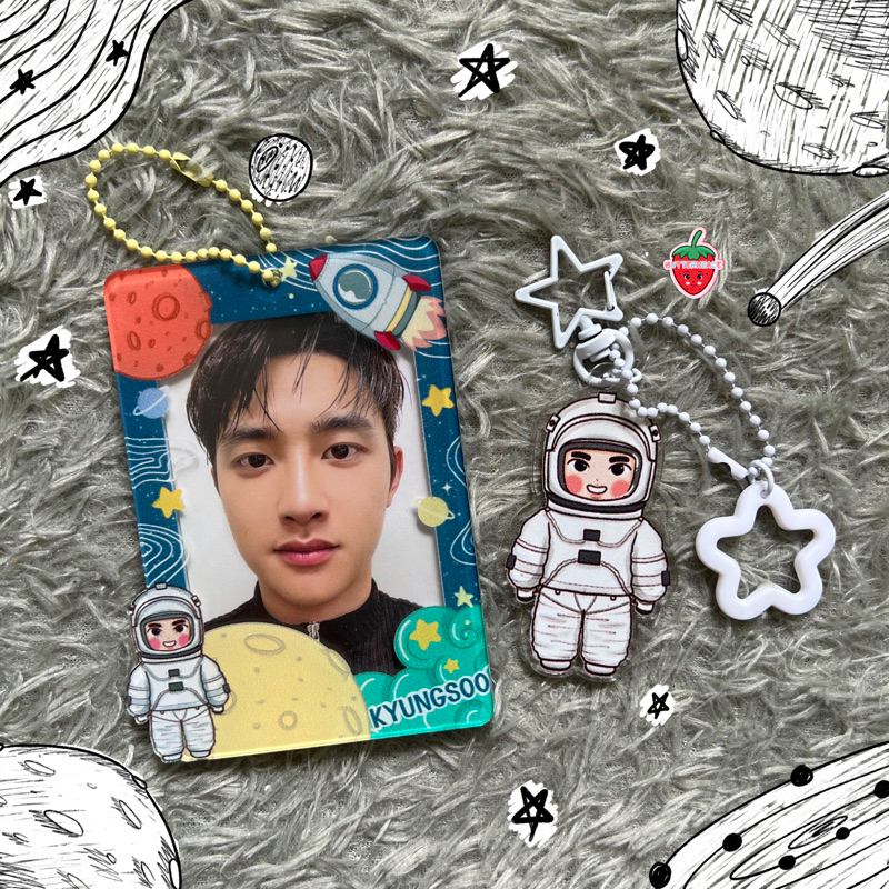 CAHOL & KEYCHAIN DO / KYUNGSOO DOUBLE SIDE | Kyungsoo DO Photocard ...