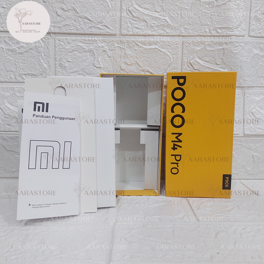 Box/box POCO M4 PRO FREE Sticker & FUll Accessories - Fullset CHARGER ...