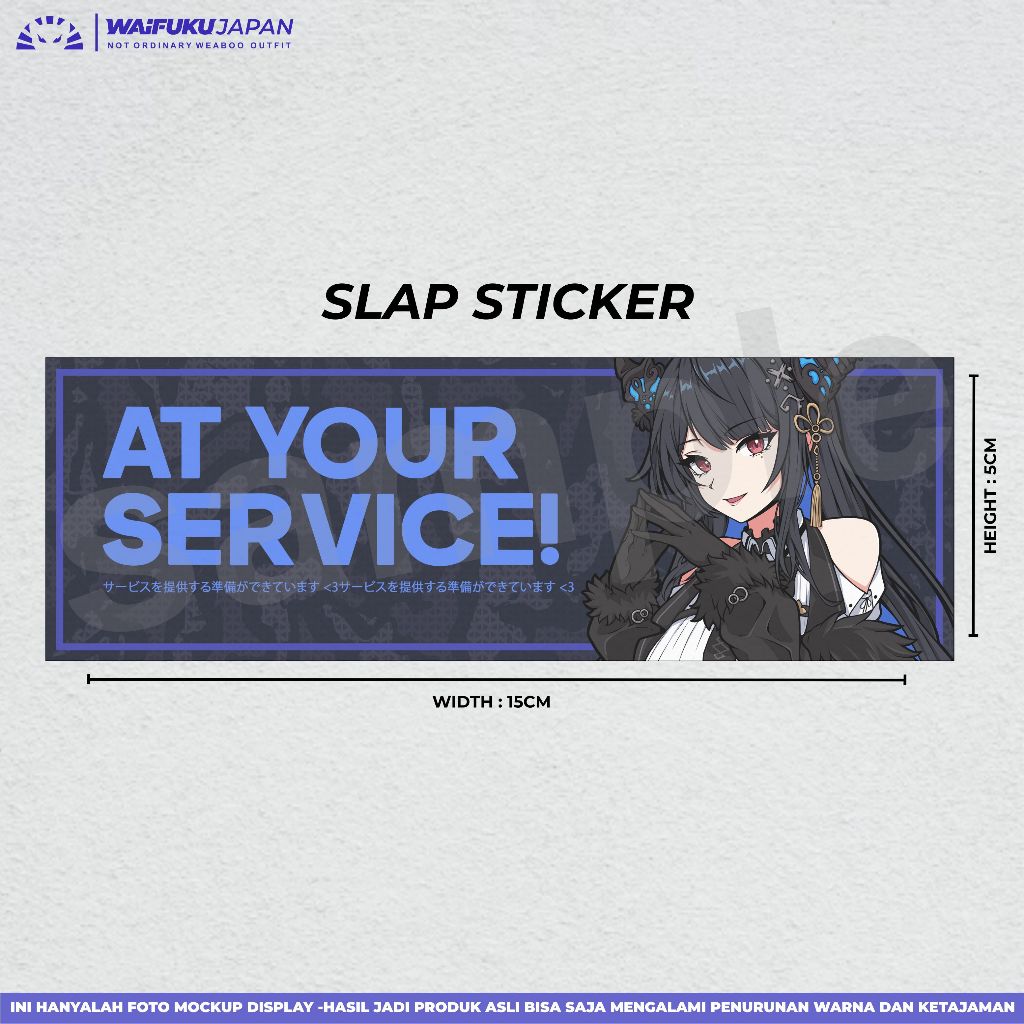 Sticker Slap Anime JDM Hololive EN - Nerissa Ravencroft | Shopee Malaysia