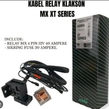 Mx Horn XT Series Relay/Relay Cable/Car/Motorcycle Horn Set Relay ...