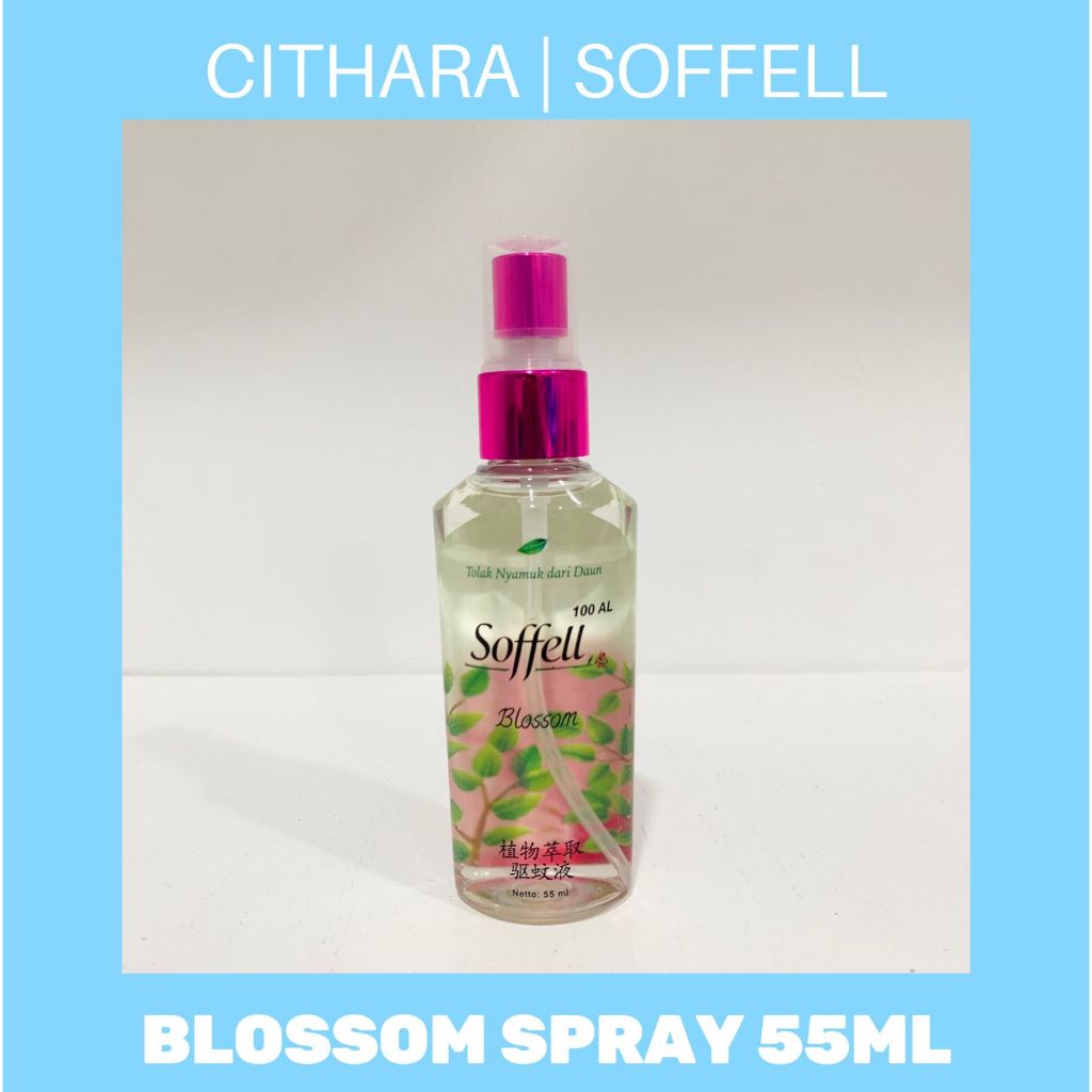 SOFFELL SPRAY BLOSSOM 55ML | MOSQUITO REMOVAL SPRAY | Shopee Malaysia