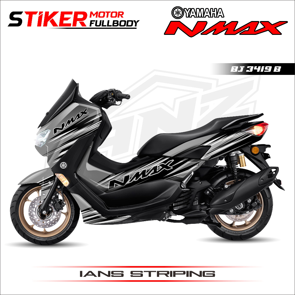 Bj 3419-sticker DECAL Variation NMAX 155 Ready For CUSTOM Writing ...
