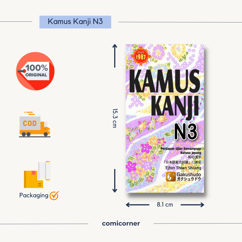 [ORI] Kanji Dictionary N3 Gakushudo | Shopee Malaysia