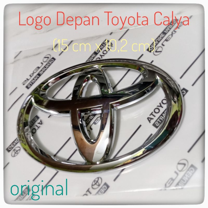 Calya Front Logo Calya Logo Front Toyota Logo 15cm Replacement Logo ...