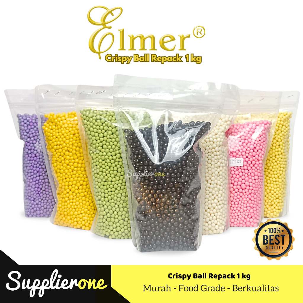 Elmer Crispy Ball 1kg/Crispy Ball Dark Chocolate/Crispy Ball Grape ...
