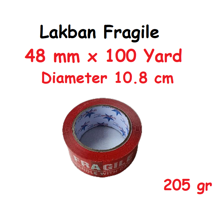 Seven Star Fragile Duct Tape 48 mm x 100 yards | Shopee Malaysia