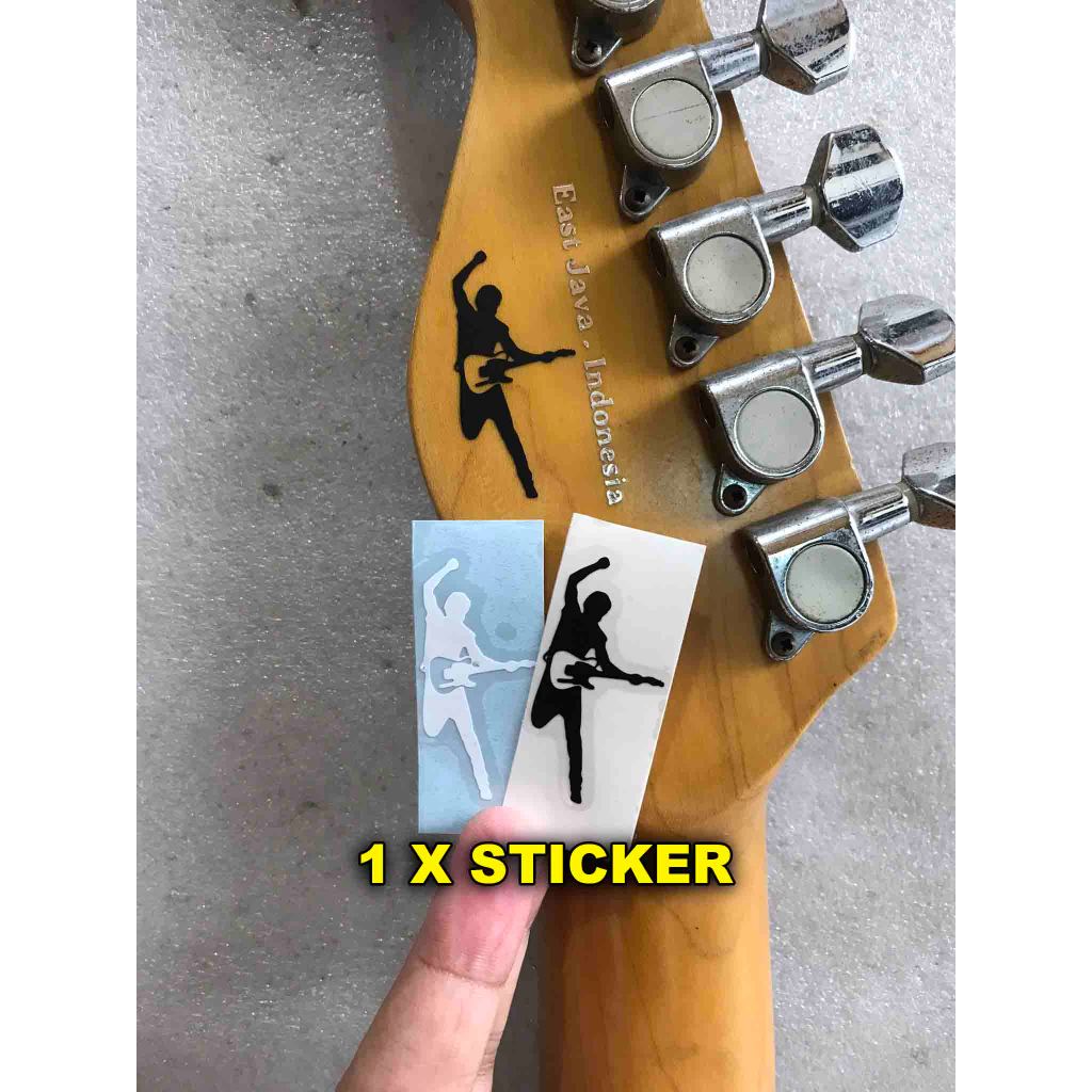 Bruce Springsteen Figure Guitar Stickers Headstock Stickers Guitar ...