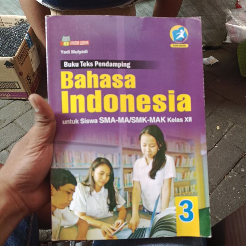 Original Used Indonesian Language Book Class 3 XII High School